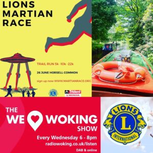 The We Love Woking Show 22/6/22 - Paul Robinson talks Woking Lions ...